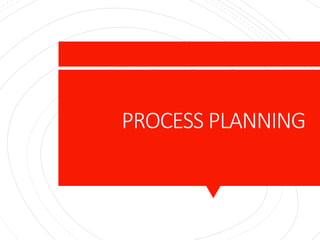 Process planning | PPTX