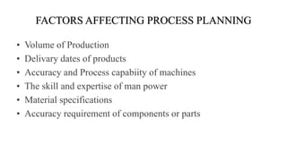 Process planning | PPTX