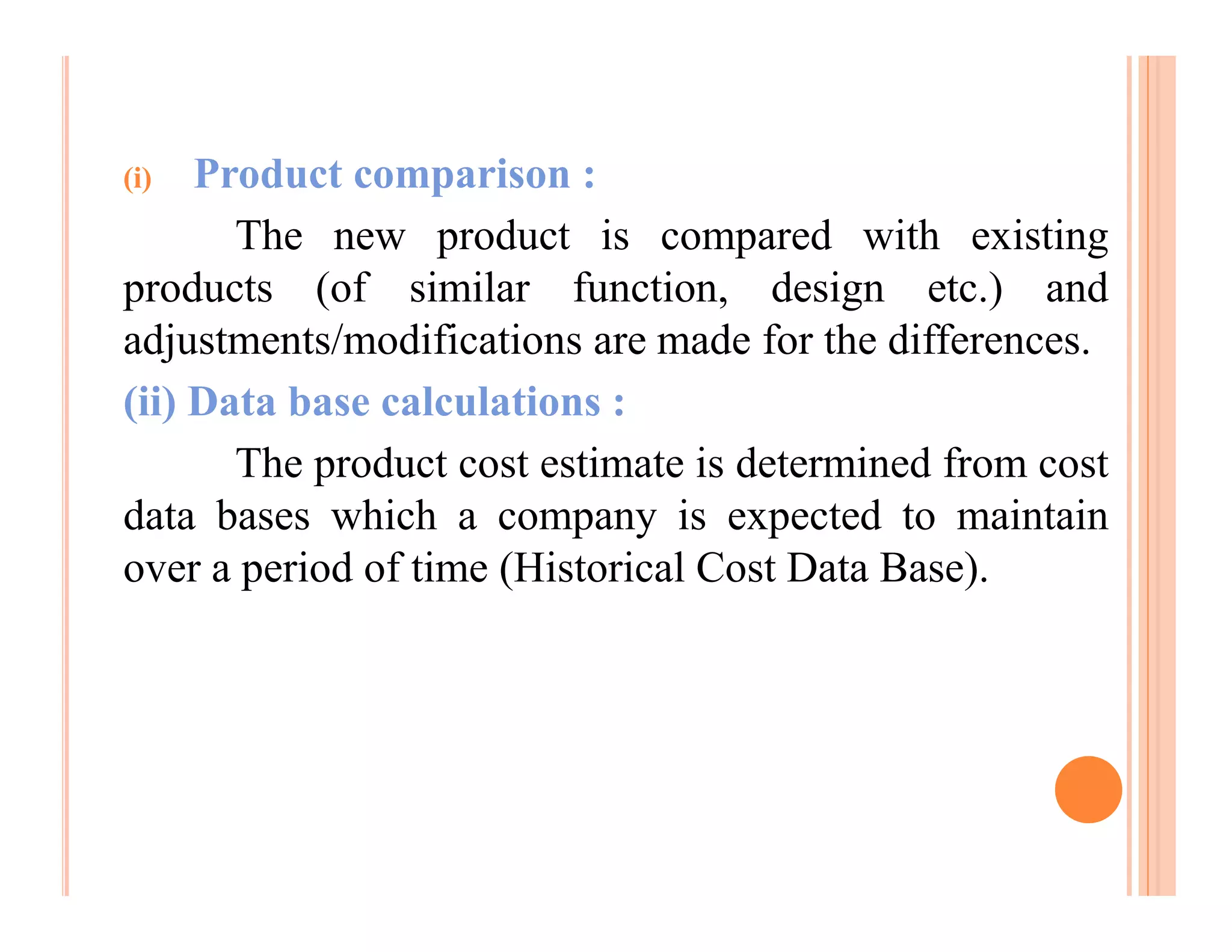 Process planning and cost estimation unit iii | PDF