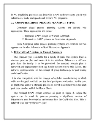 Process planning approaches | DOCX