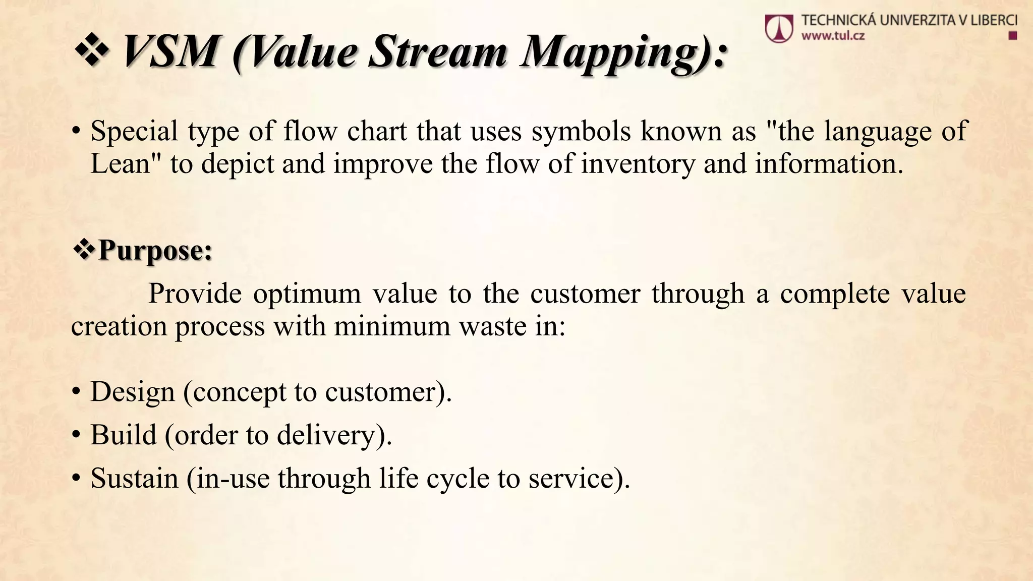 Process planning SMED and VSM: Single minute exchange of die and Value ...