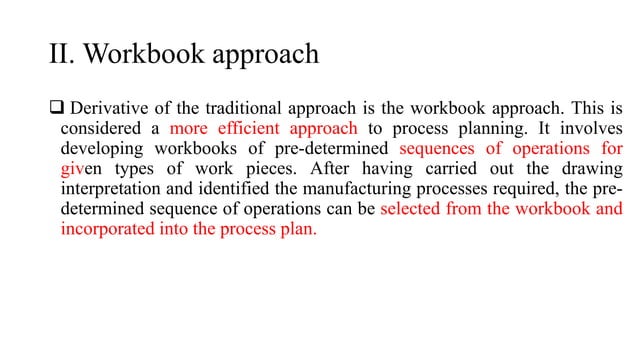 Process planning unit two | PPT