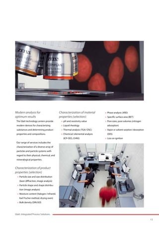 Process plant engineering GLATT | PDF