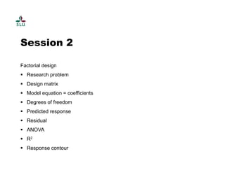 S2 - Process product optimization using design experiments and response surface methodolgy | PDF