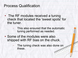 Process Qualification Optimization | PPT