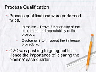 Process Qualification Optimization | PPT