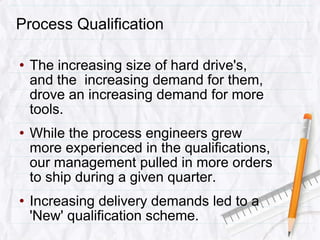 Process Qualification Optimization | PPT