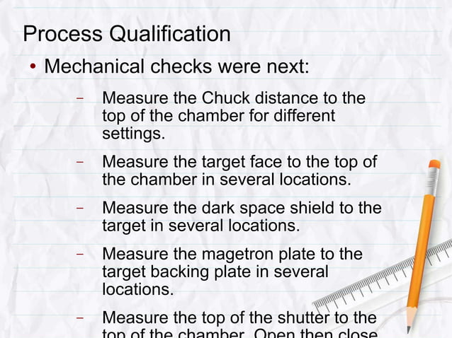 Process Qualification Optimization | PPT