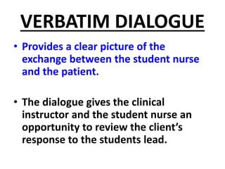 Process Recording | PPTX