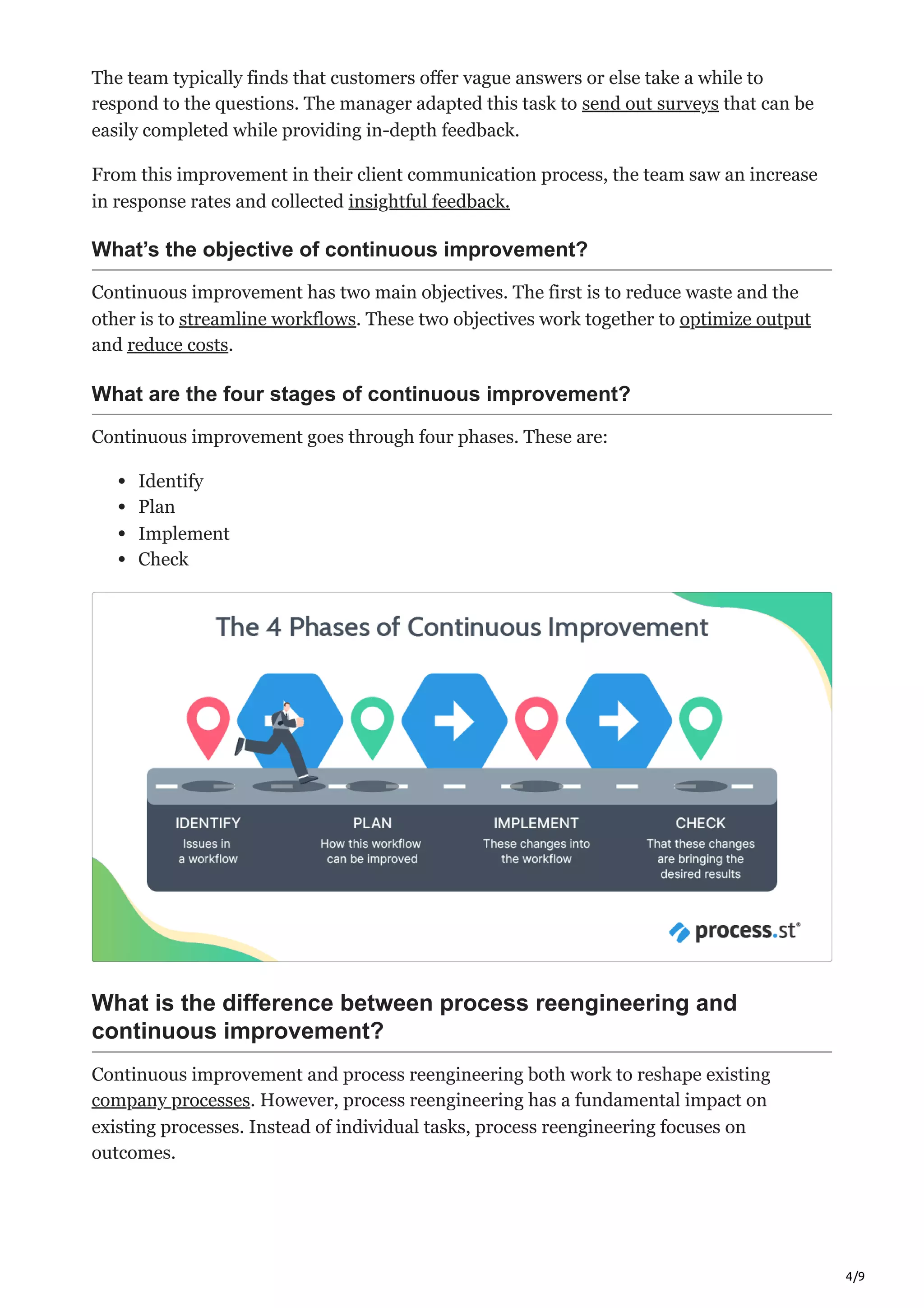 Process Reengineering vs Continuous Improvement: What’s the Right ...