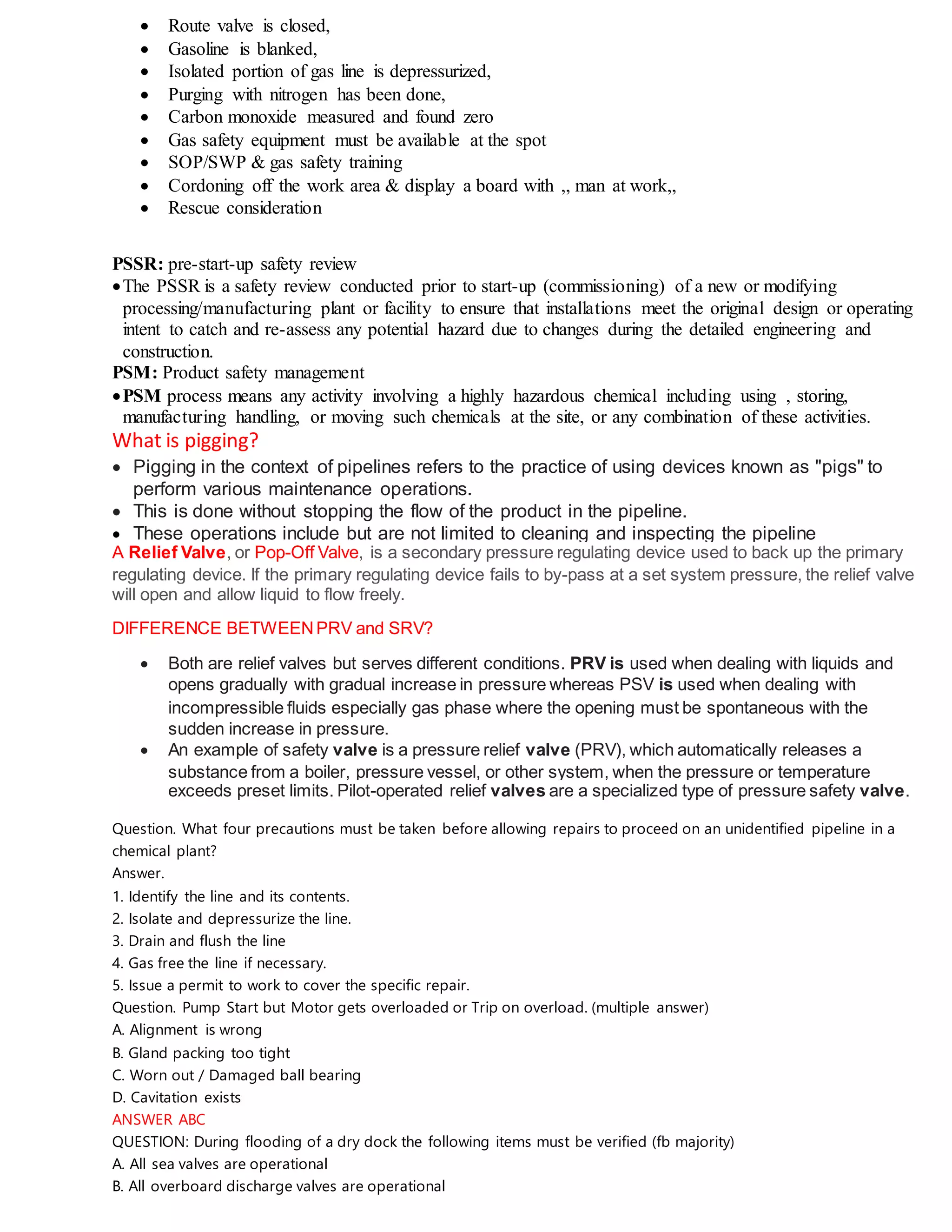 Process safety ADNOC STANDARD | DOCX