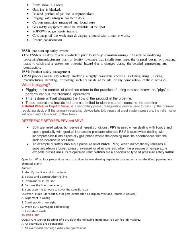 Process safety ADNOC STANDARD