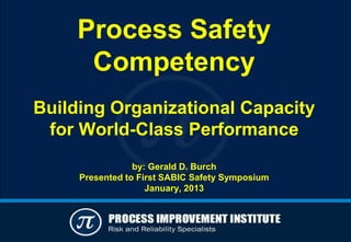Process Safety Competency rev 5 | PPTX