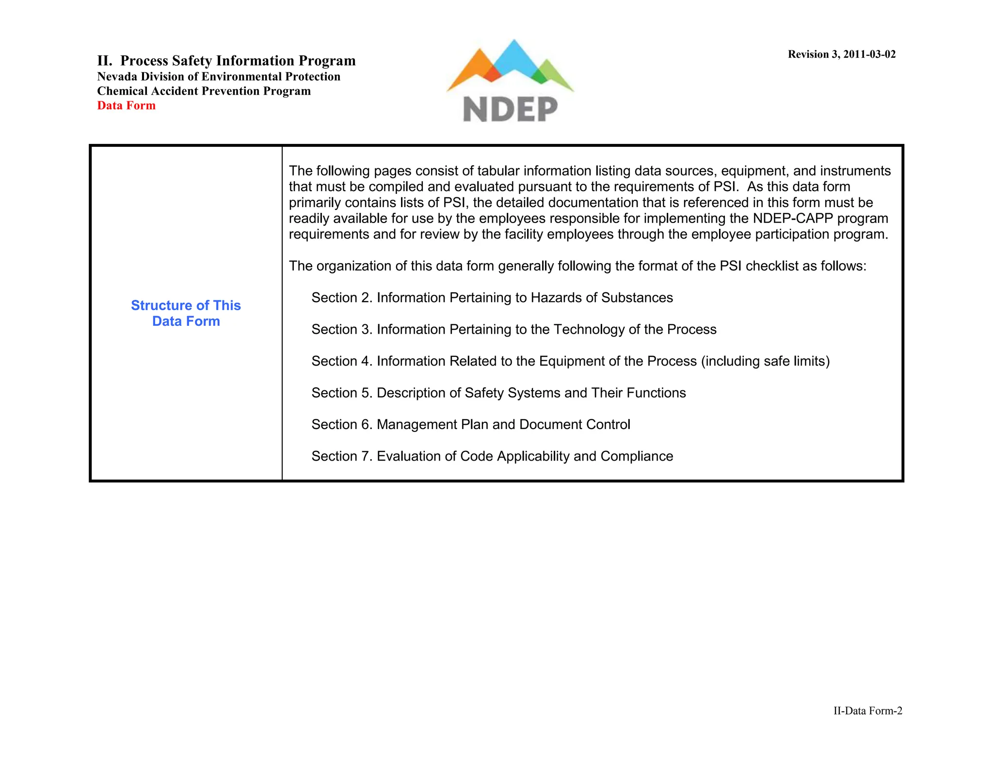 Process safety information program Nevada.pdf