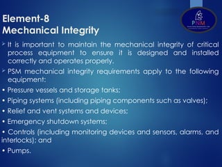 Process Safety Management Powerpoint ppr | PPTX