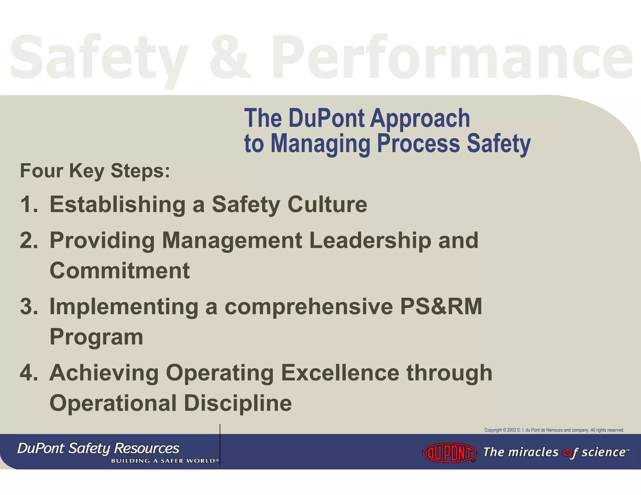 Process safety management system | PDF