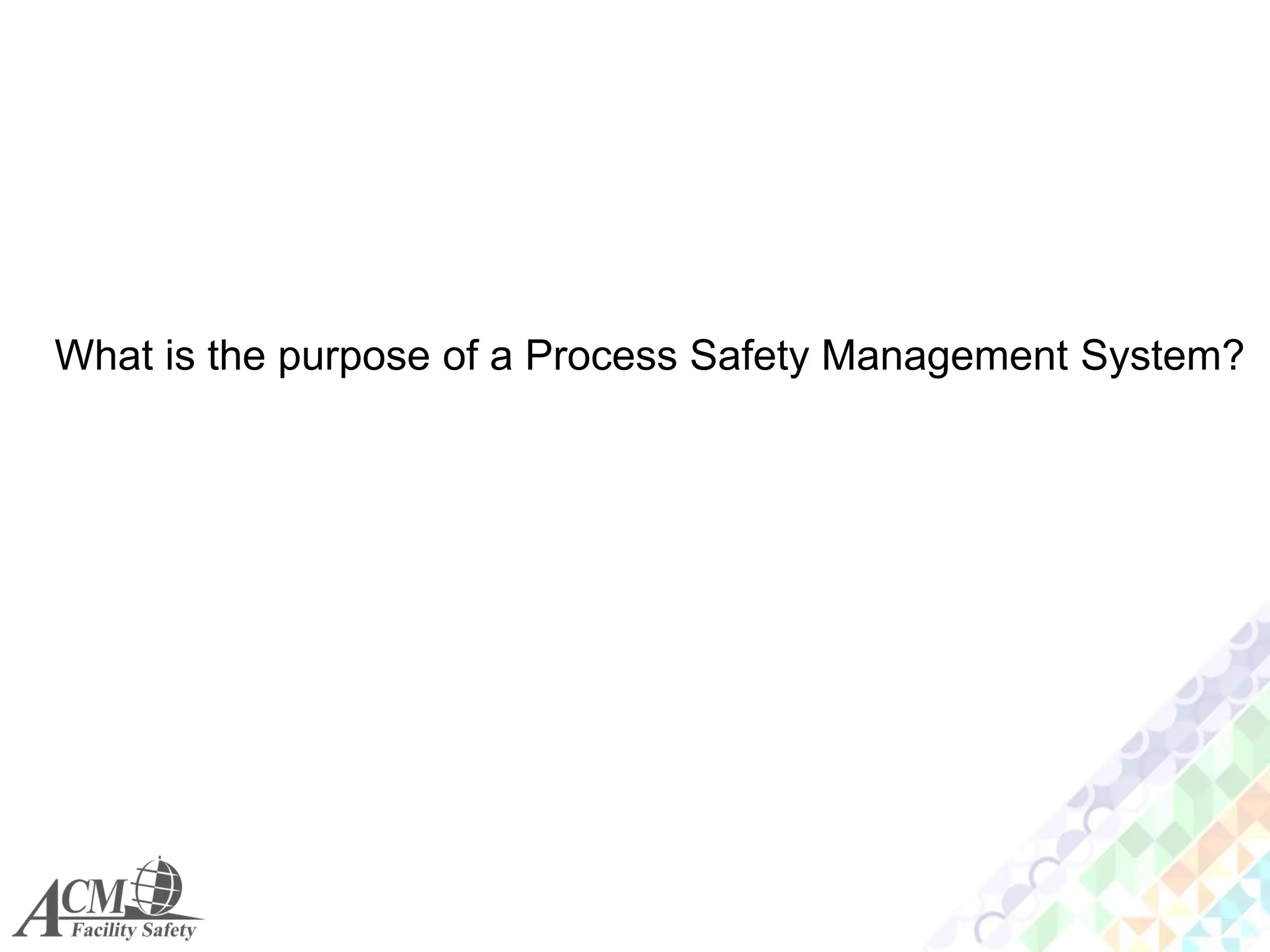 Process Safety Management System | PDF