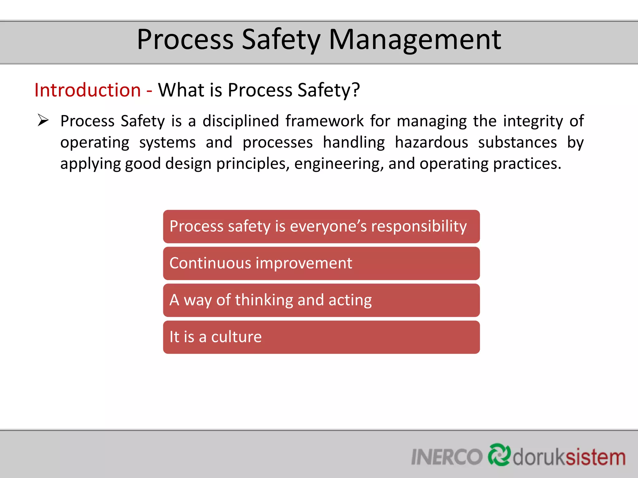Process safety managment | PPTX