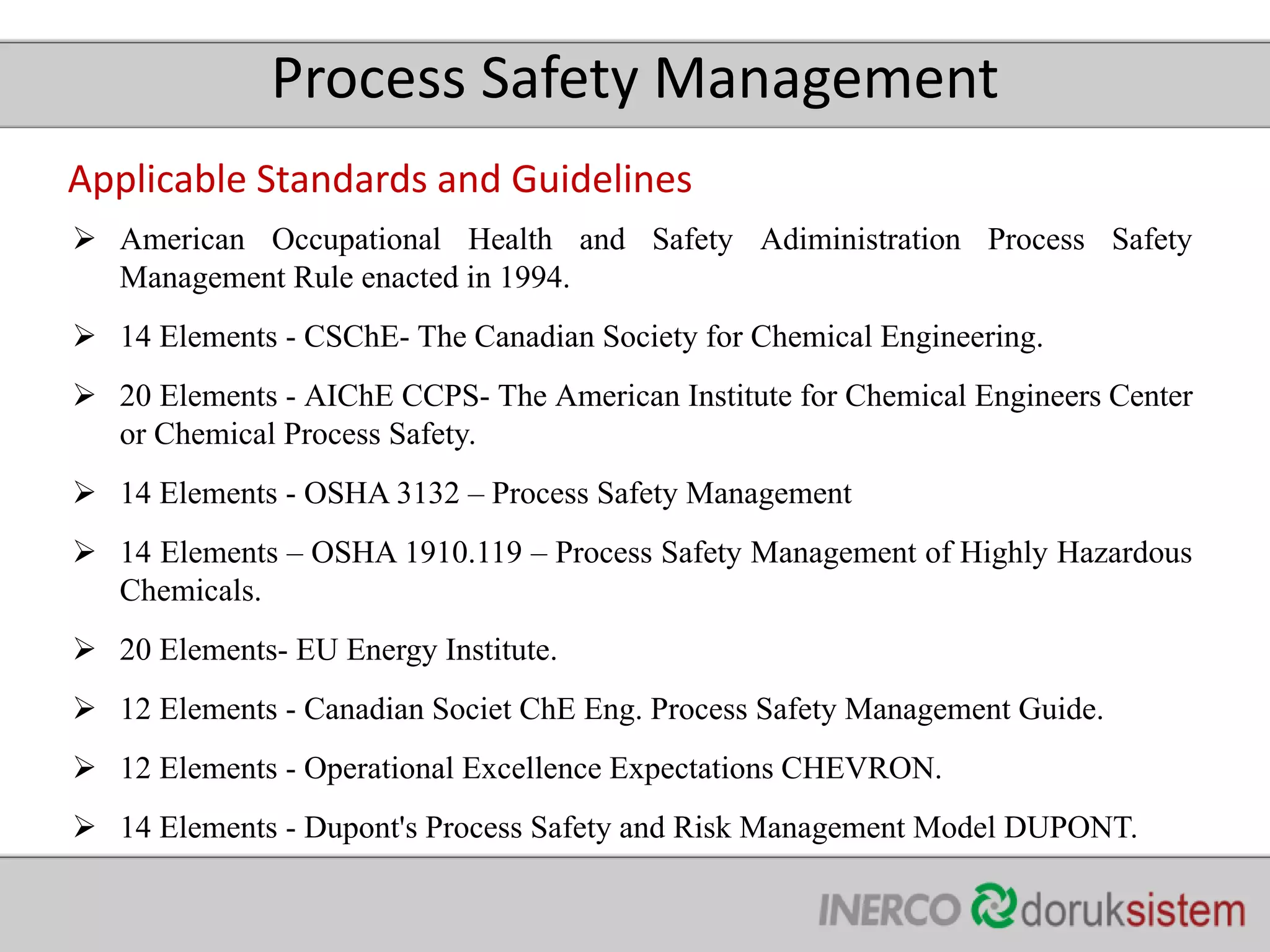Process safety managment | PPTX
