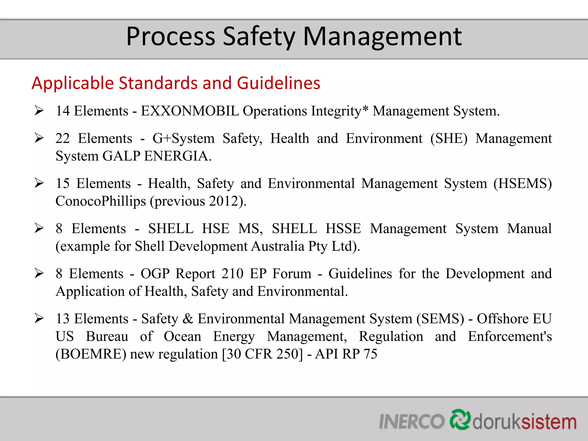 Process safety managment | PPTX