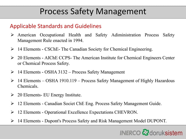 Process safety managment | PPTX | Civil Engineering Industry | Industries
