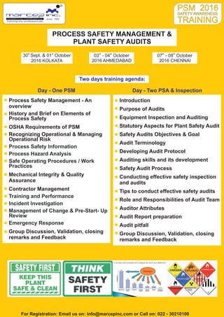 Plant Safety Audits & Process Safety Management | PDF