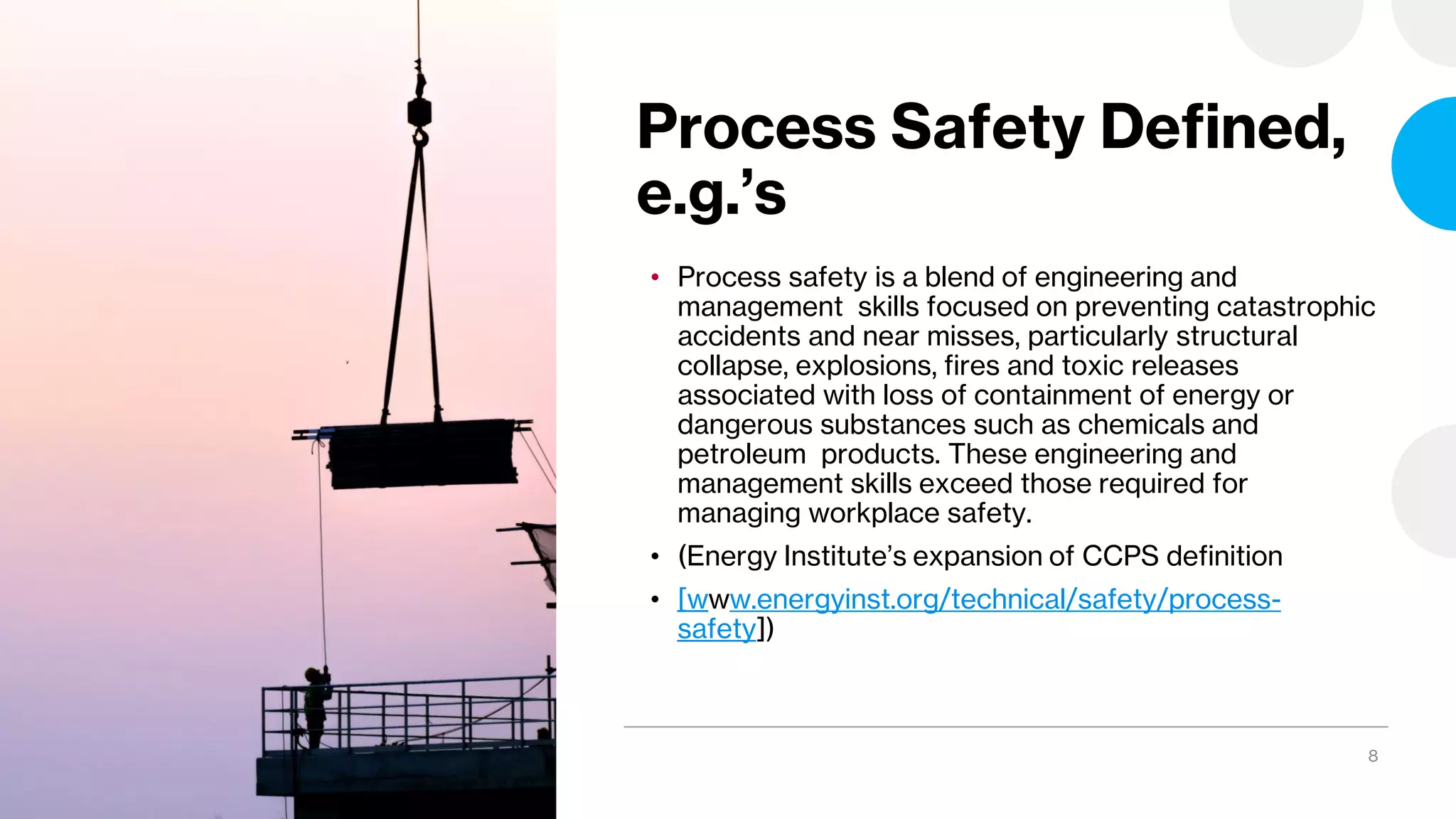 Process Safety Vs Personal Safety | Process Safety | Personal Safety ...