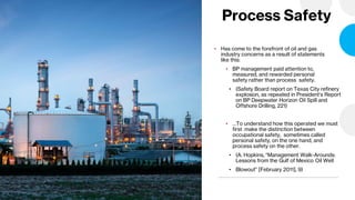 Process Safety Vs Personal Safety | Process Safety | Personal Safety ...