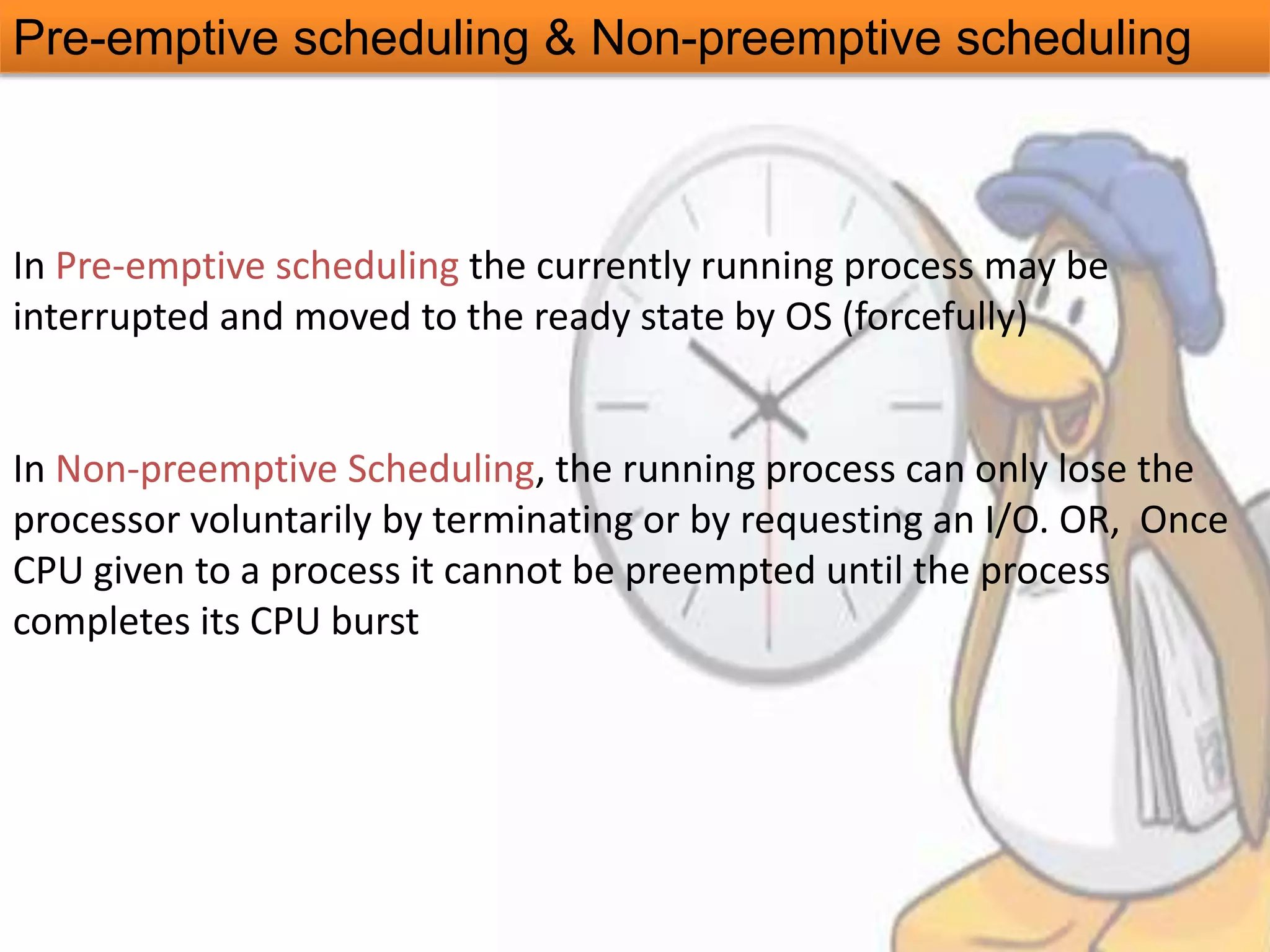 Process scheduling | PPTX