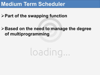 Process scheduling | PPTX