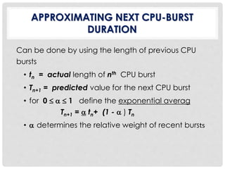 Process scheduling in Light weight weight and Heavy weight processes ...