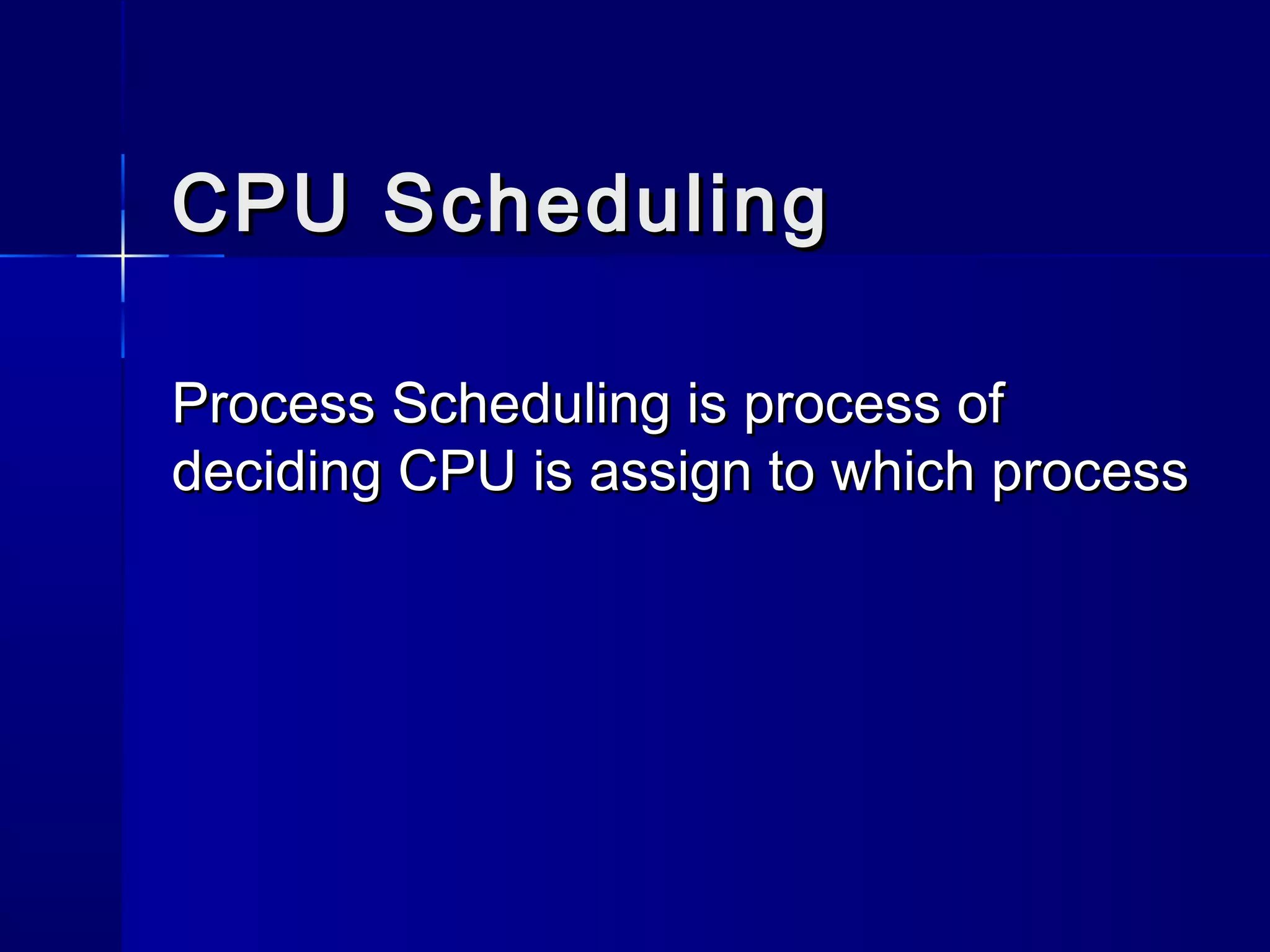 Process scheduling | PPT
