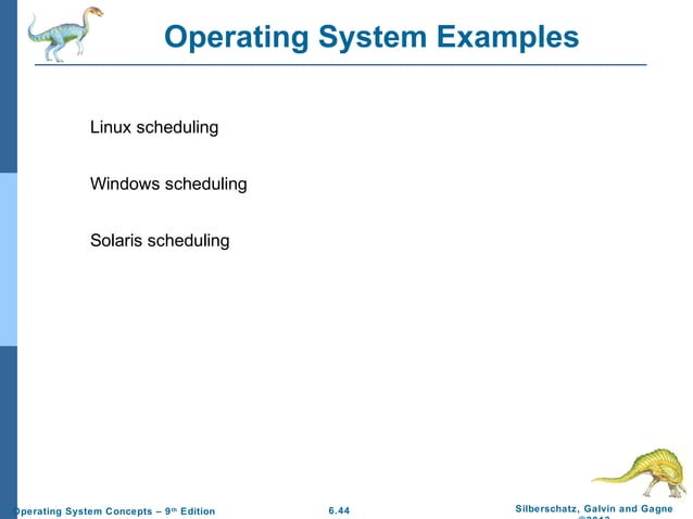 Process scheduling : operating system ( Btech cse ) | PPT