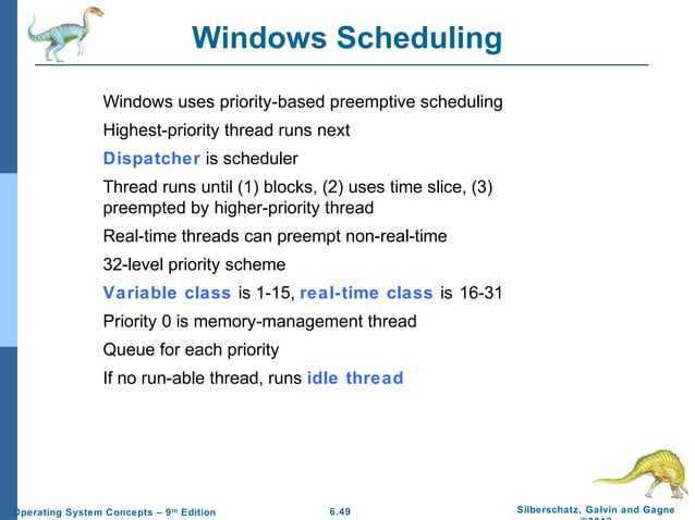 Process scheduling : operating system ( Btech cse ) | PPT