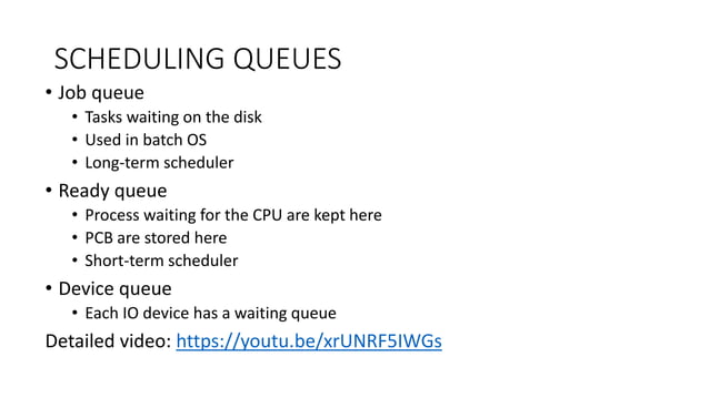 Process Scheduling Algorithms | Interviews | Operating system | PPT