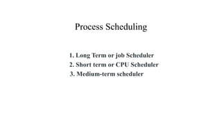 Process Scheduling.pptx | Computing | Technology & Computing