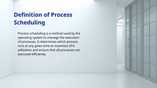 Process Scheduling. pptx | PPT
