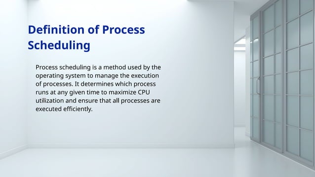 Process Scheduling. pptx | PPT