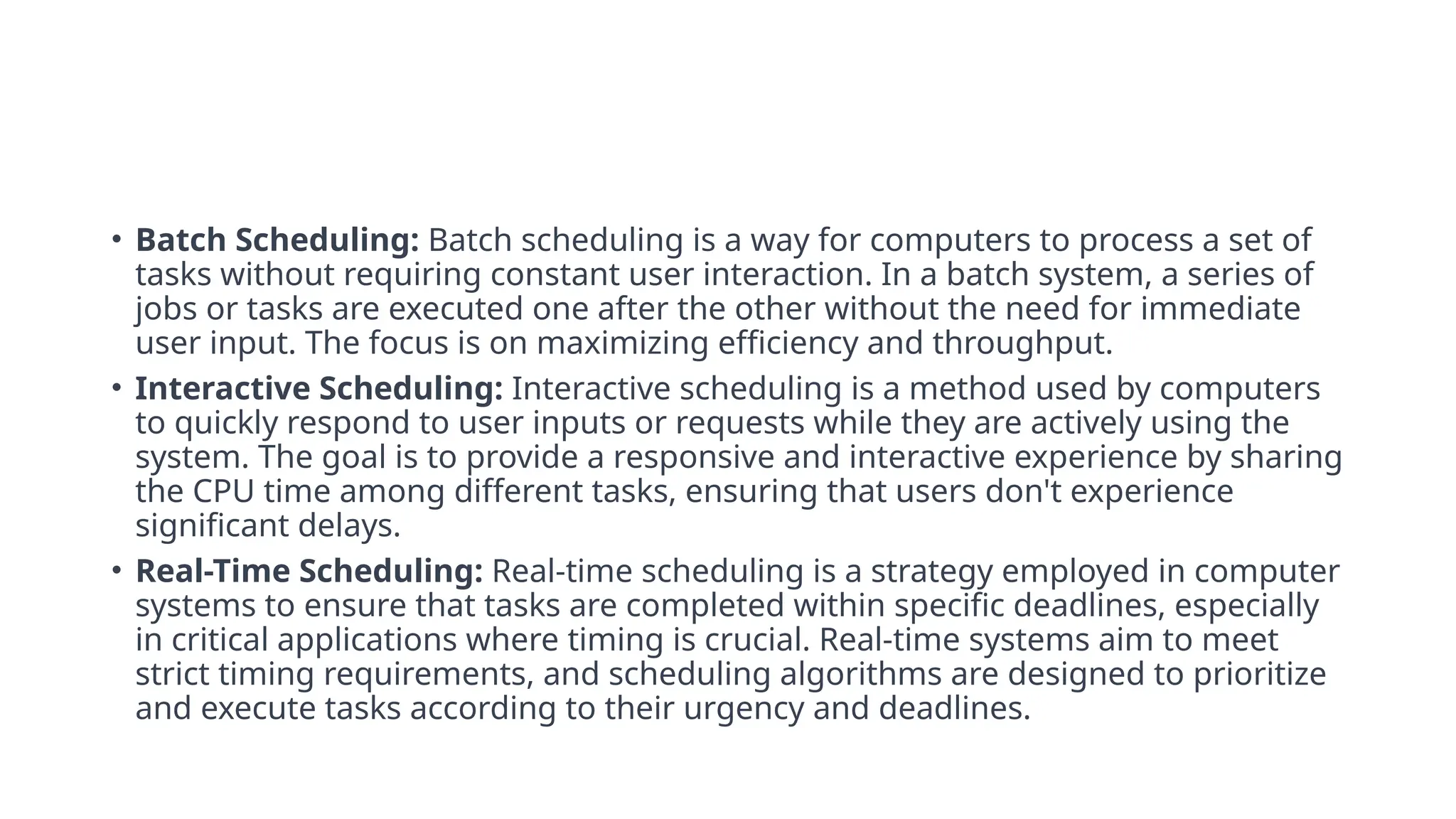 PROCESS SCHEDULING.pptx in operating system | PPTX