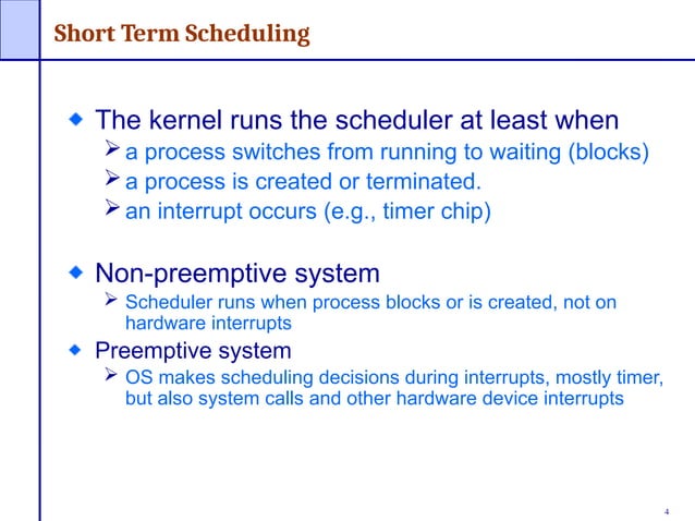 Process Scheduling in operating systems.pptx | Free Download