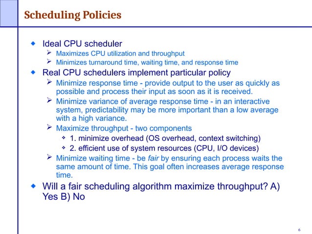 Process Scheduling in operating systems.pptx | Free Download