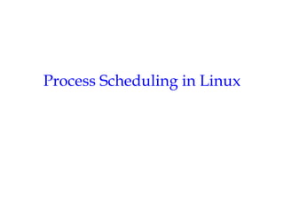 Process scheduling linux | PPT