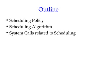 Process scheduling linux | PPT