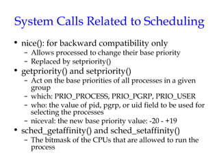 Process scheduling linux | PPT