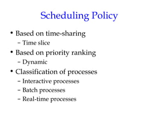 Process scheduling linux | PPT