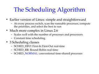 Process scheduling linux | PPT