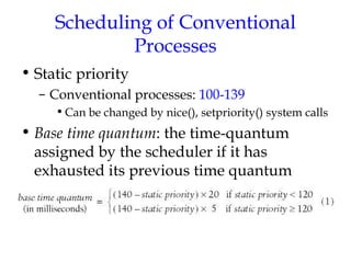 Process scheduling linux | PPT