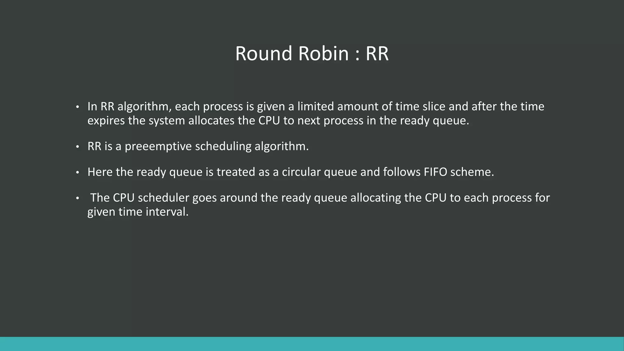 Process scheduling algorithms | PPT Process scheduling algorithms | PPT