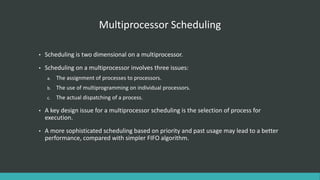 Process scheduling algorithms | PPTX