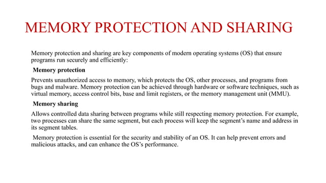 process scheduling and memory management.pptx | Free Download
